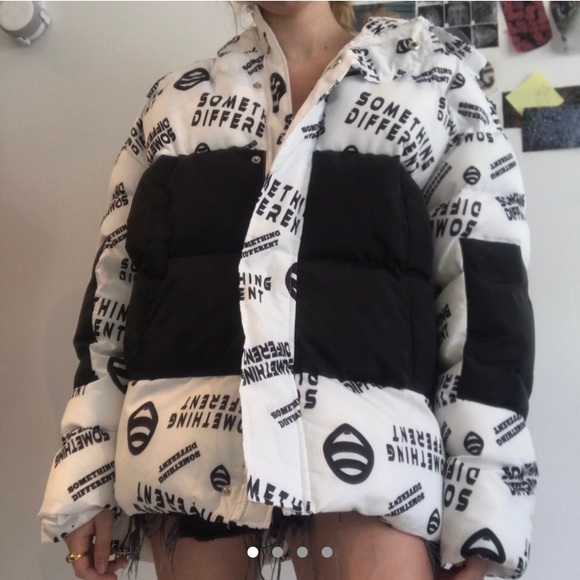Jackets & Coats | Graphic Puffer Jacket | Poshmark